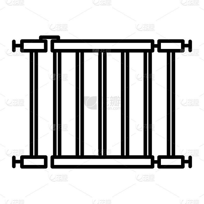 Baby Safety Door vector icon
