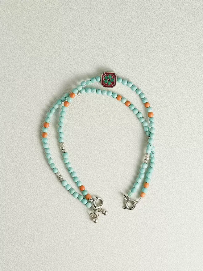 shannai原创「青梧 青鸾」国风中式纯银串珠手链女绿松石小众精致-淘宝网-花瓣网