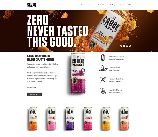 CROOK & MARKER CGI Key Visuals : Crook & Marker® drinks are the only ...