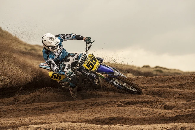 Dan Kneen, Mar-Train Yamaha - Motocross Practice : Dan Kneen aboard the ...