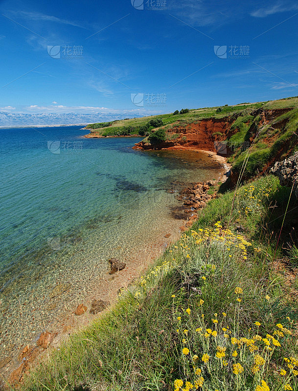 风景优美的亚得里亚海海岸
