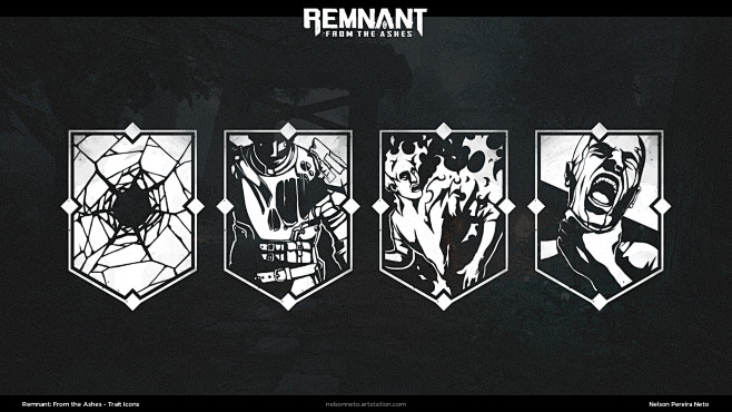 ArtStation - Remnant From the Ashes - Weapon Mod Icons, Nelson Neto