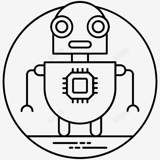 机器人安卓人工智能图标 设计图片 免费下载 页面网页 平面电商 创意素材-花瓣网