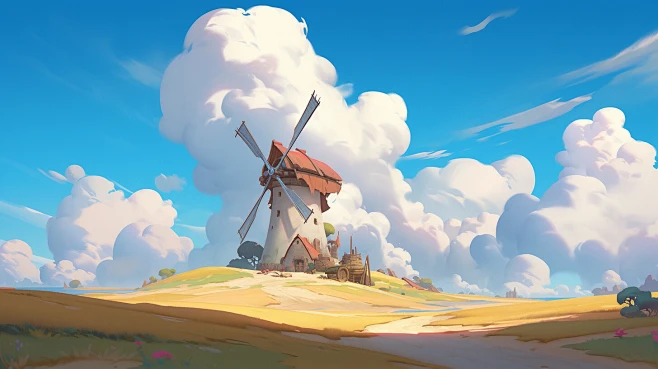 Windmills-花瓣网