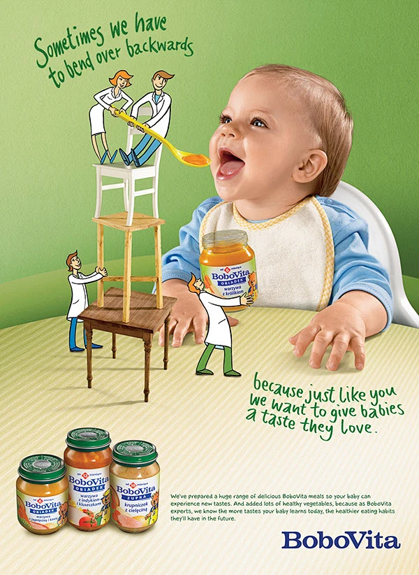 BoboVita prints : Print campaign made for baby food brand BoboVita.-花瓣网