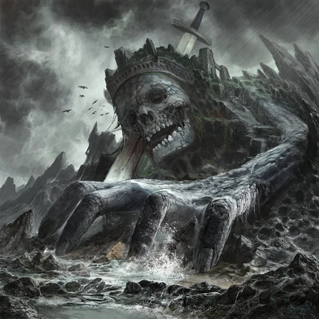 Dead Giant King in Border by godbo6-花瓣网