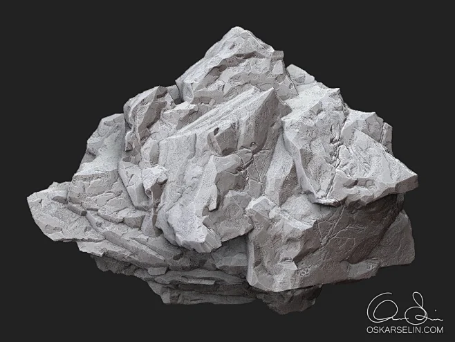 Rock Sculpt, Oskar Selin : One of the rocks i made for a landscape I'm ...