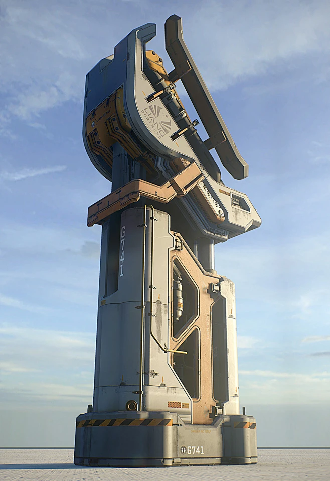 Fuel Silo for Halo 5 : Guardians, Mark Nicolino : This is a fuel silo I ...