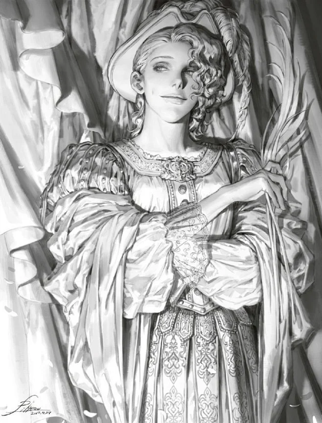 韩国插画师 pilyeon[커미션중] twi：vlfdus_p -花瓣网