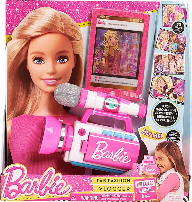 Amazon.com: Barbie Fab Fashion Vlogger Toy: Toys & Games