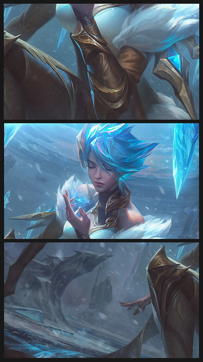 ArtStation - Frostblade Irelia Chroma - League of Legends CN-花瓣网