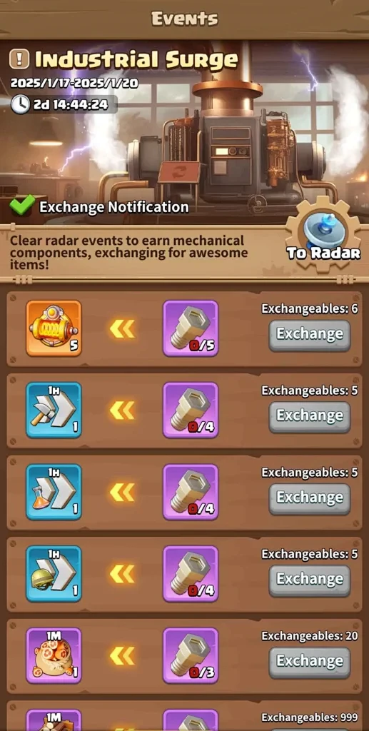 Industrial Surge Event - Dark War Survival Data : “Industrial Surge” is ...