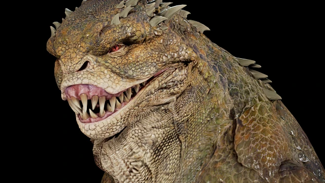 Reptile - Beast (Mortal Kombat 1)-花瓣网