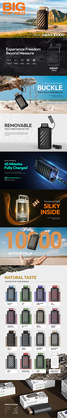 场景构图和渲染-花瓣网|陪你做生活的设计师 | BLE POD DEVICE 20MG - E-Cig Clouds