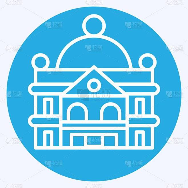 Icon Stately Home. related to Accommodations symbo