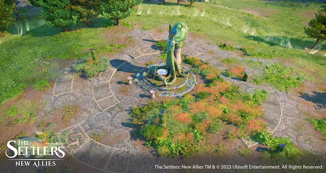 The Settlers: New Allies: Level Art "Valley of Prayer"-花瓣网
