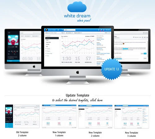 White Dream Admin Panel-花瓣网
