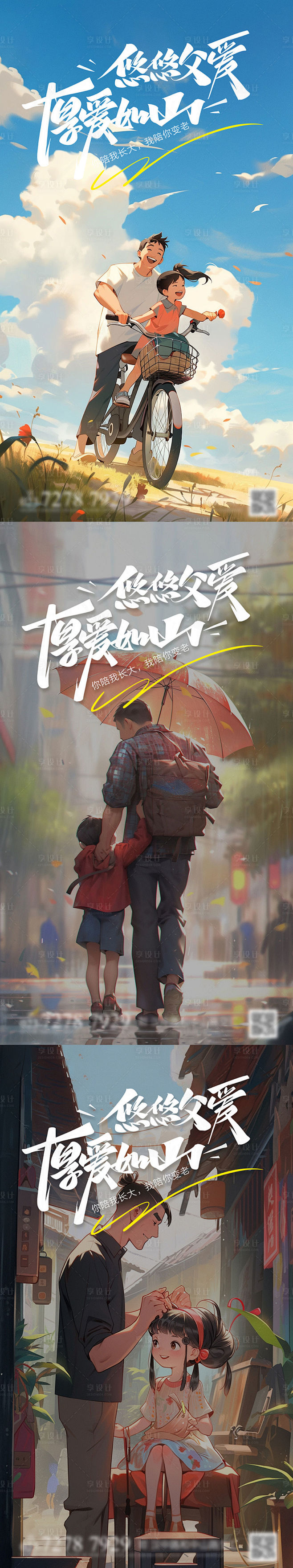 父亲节海报-源文件