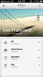 Toast iPhone custom navigation screenshot