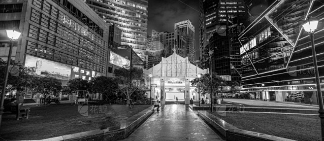 现代,在之间,莱佛士坊,新加坡市,水平画幅,新加坡,无人,全景,古典式,建筑外部