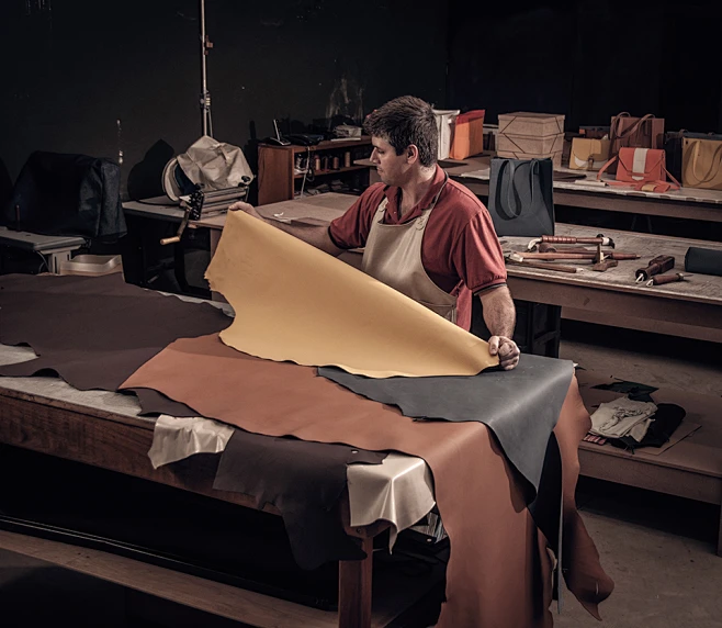 Studio Seelig leather Workshop handmade-花瓣网