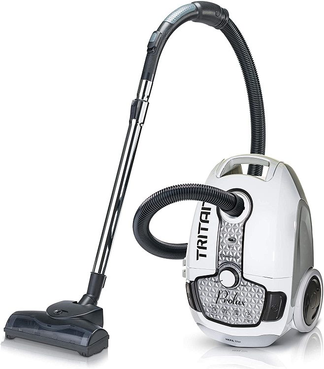 Prolux Tritan Bagged Canister Vacuum Cleaner with HEPA Filtration and ...