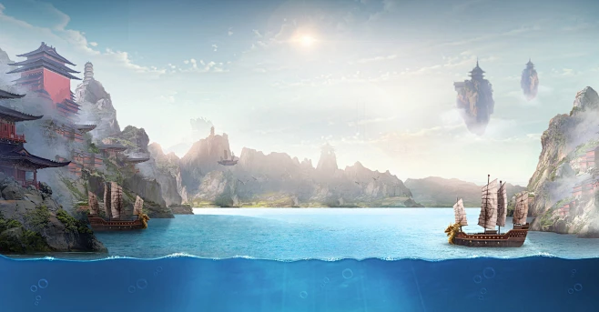 中国风写实场景气氛图来自cgbook.cn (3918)-花瓣网