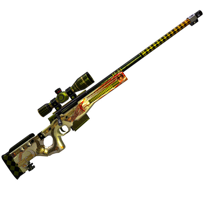 Awp Dragon Lore Gun Texturing