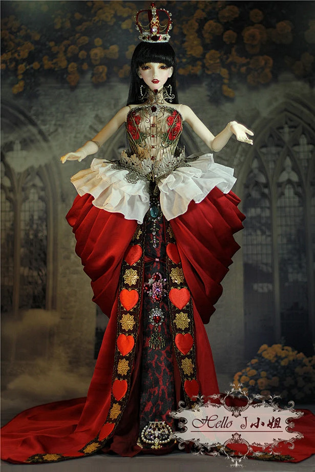 [Hello J小姐]bjd 大女娃衣－红皇后(仅展示,非卖品)-淘宝网-花瓣网