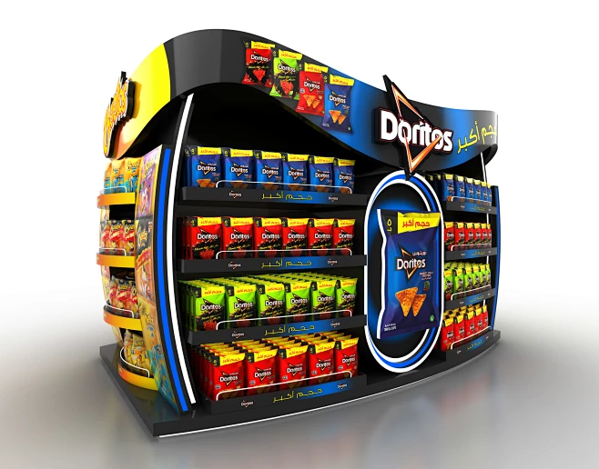 posm Floor Stand Floor Display FSU doritos Advertising Lays creative ...