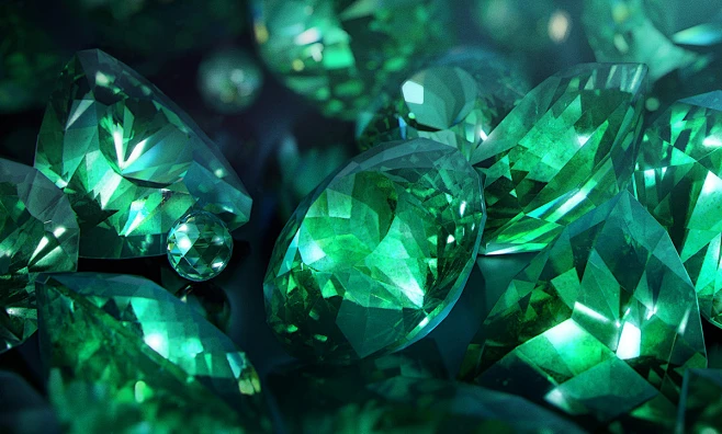 Samsung emeralds : Key visual for Samsung advertising company of Galaxy ...