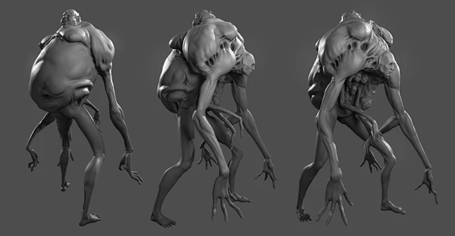 Monster, Tong Wu : Based on model by Simon Lee.-花瓣网