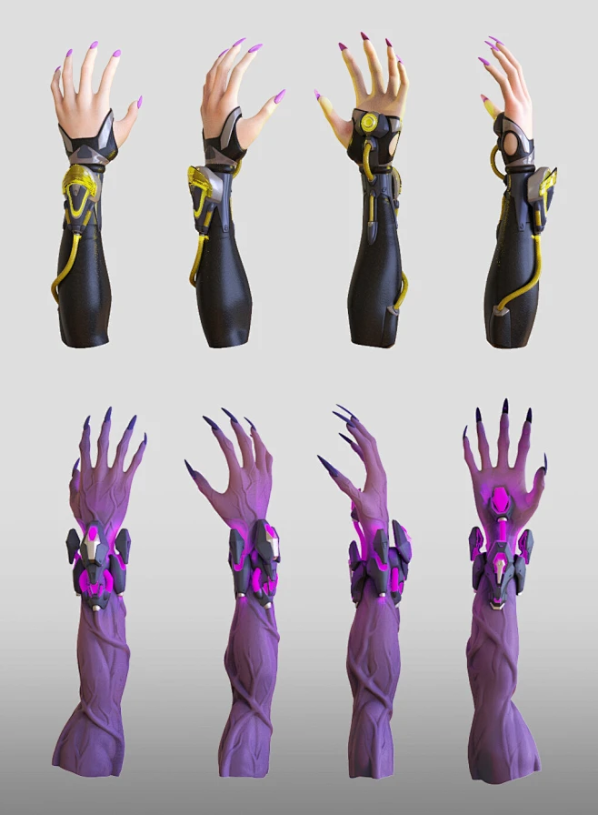 Overwatch 2 Moira Highpoly-花瓣网