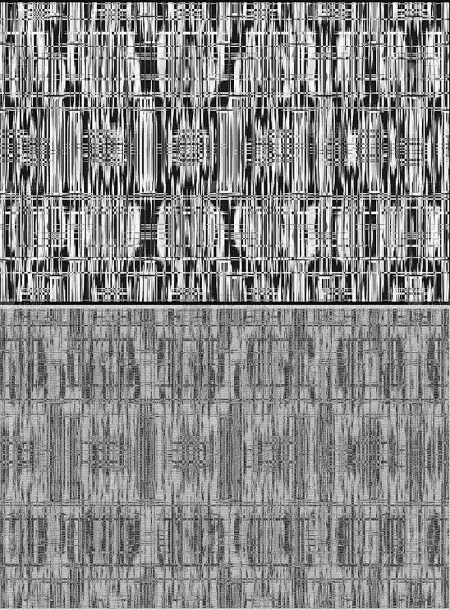 High-definition geometry texture repeat pattern on