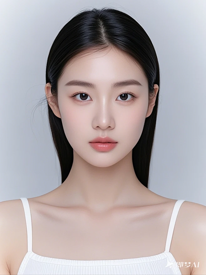 甜美少女亚洲美女 医美使用 极简 绝对对称 极简 干净利落 花瓣网