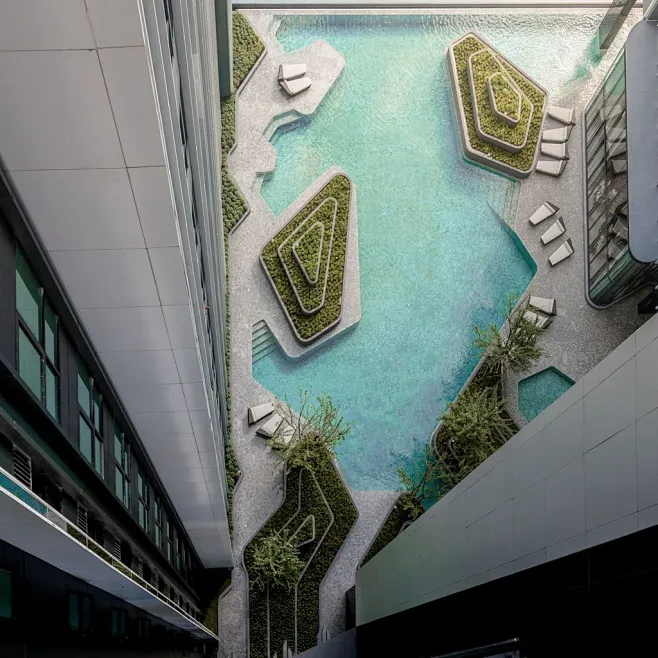 泰国IDEO Samyan-Rama4 住宅公寓景观 / TROP:Terrains+Open Space : TROP:Terrains ...