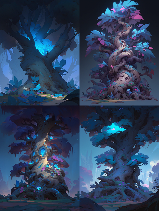 YT_League_of_Legends_style_3D_world_tree_beautiful_light_and__4e79f7e4 ...