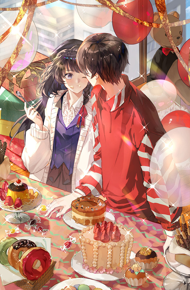 本来是艾因生日贺图的因为真的好-小甜虾