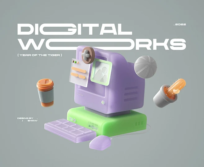 Designer DIGITAL WORKS 2022 / 作品集 - designed by 肖坤前 shaw on Behance图片 ...