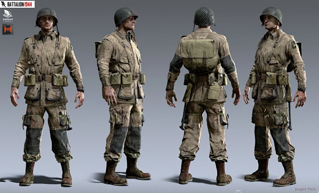 WW2 Wehrmacht soldier, Jasper Vick : Hey guys, here are two game ...
