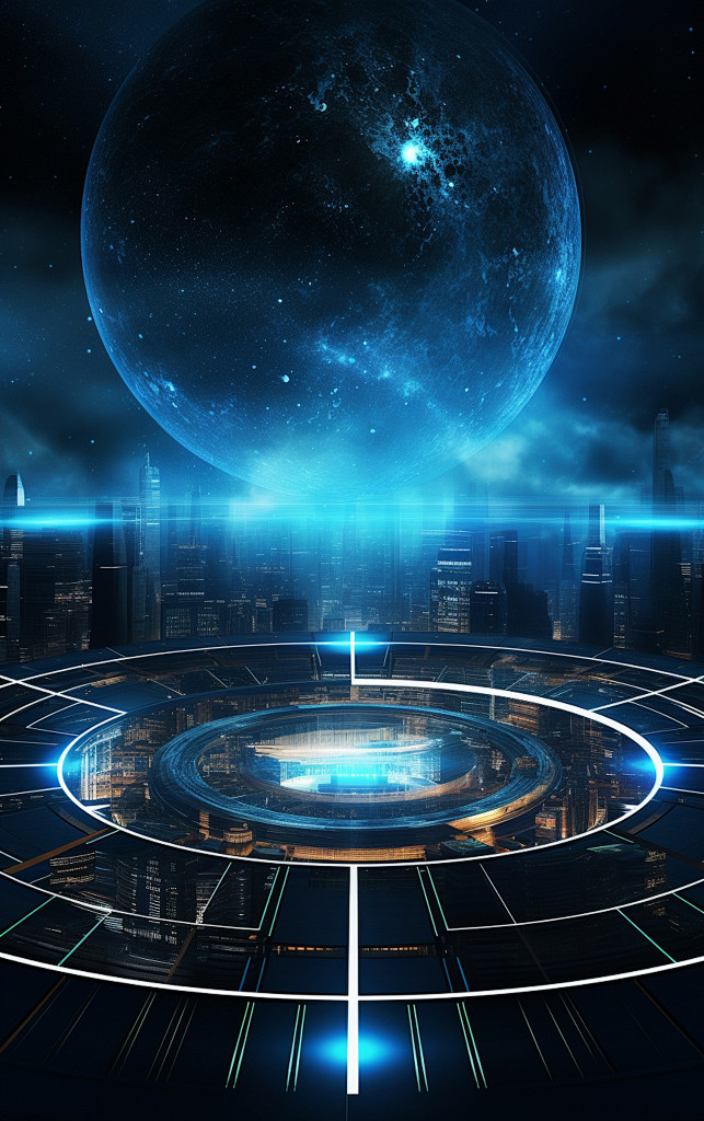 科技背景广告背景素材图