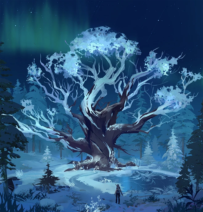 Frozen Shore - concepts and sketches-花瓣网