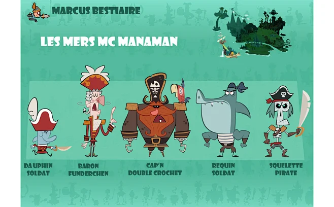 Personagens da série Marcus Level, de Ahmed Guerrouache | THECAB - The ...