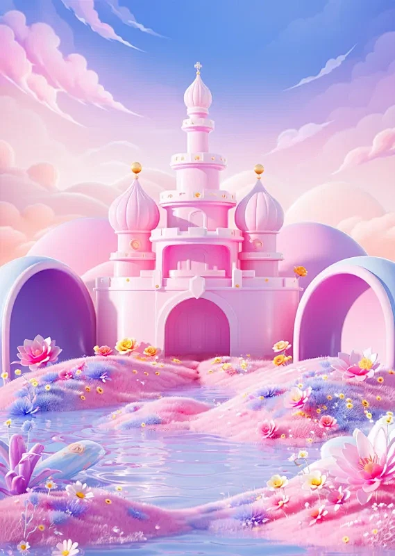 梦幻3D场景-LoRA-BOE-LiblibAI-花瓣网