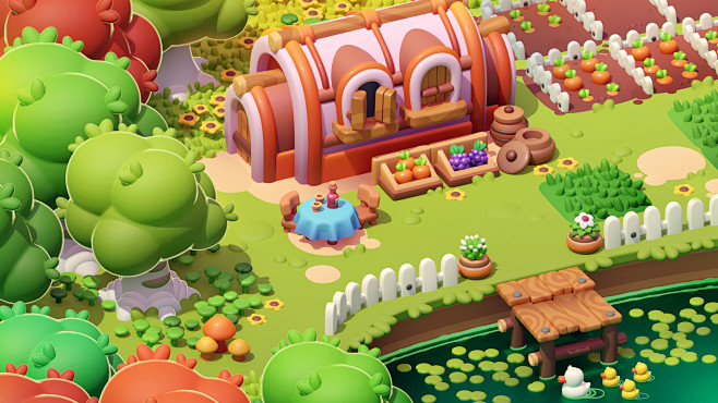 Tiny Town, , carlosnonada - CGSociety