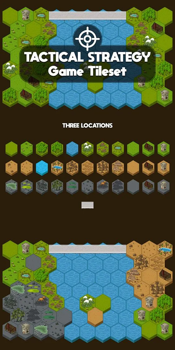 We present you the Tactical Strategy Game Tileset. This set will allow ...