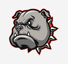 角色-花瓣网|陪你做生活的设计师 | ps://ixintu.com 免费下载 免扣 狗 动物 宠物 犬 Q版 卡通 强壮 凶悍 卡通斗牛犬