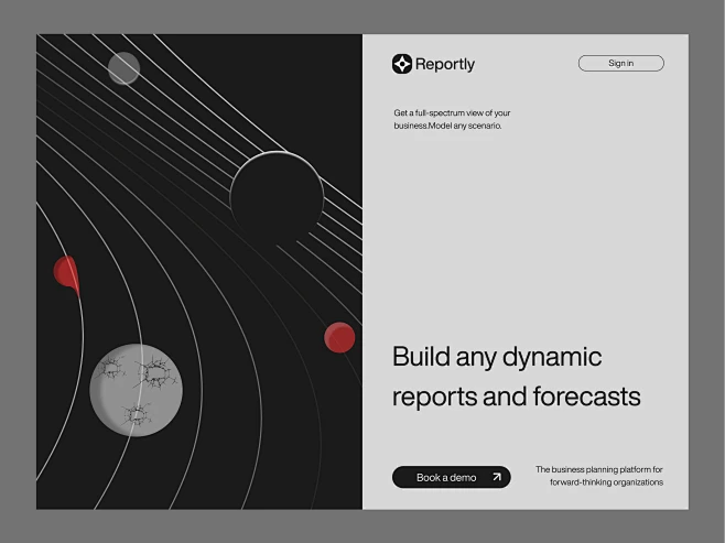Reports and Forecasts Website by Matthew Galt for QClay on Dribbble-花瓣网