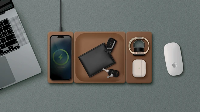 The Vontray Modular Charging Tray is a sleek, adaptable charging ...
