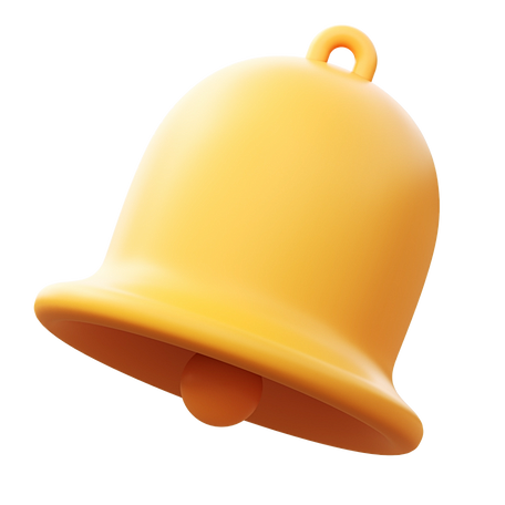 3D bell插图，PNG、SVG格式。